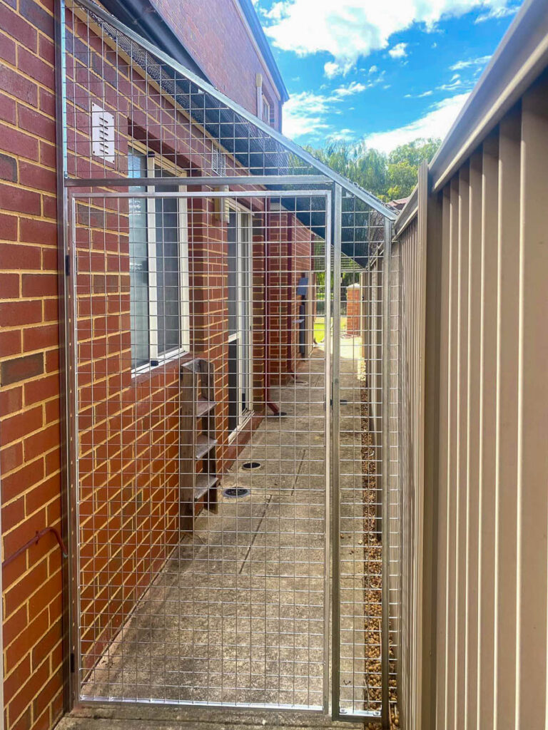 Mesh Panels and Gate – Cat Runs WA