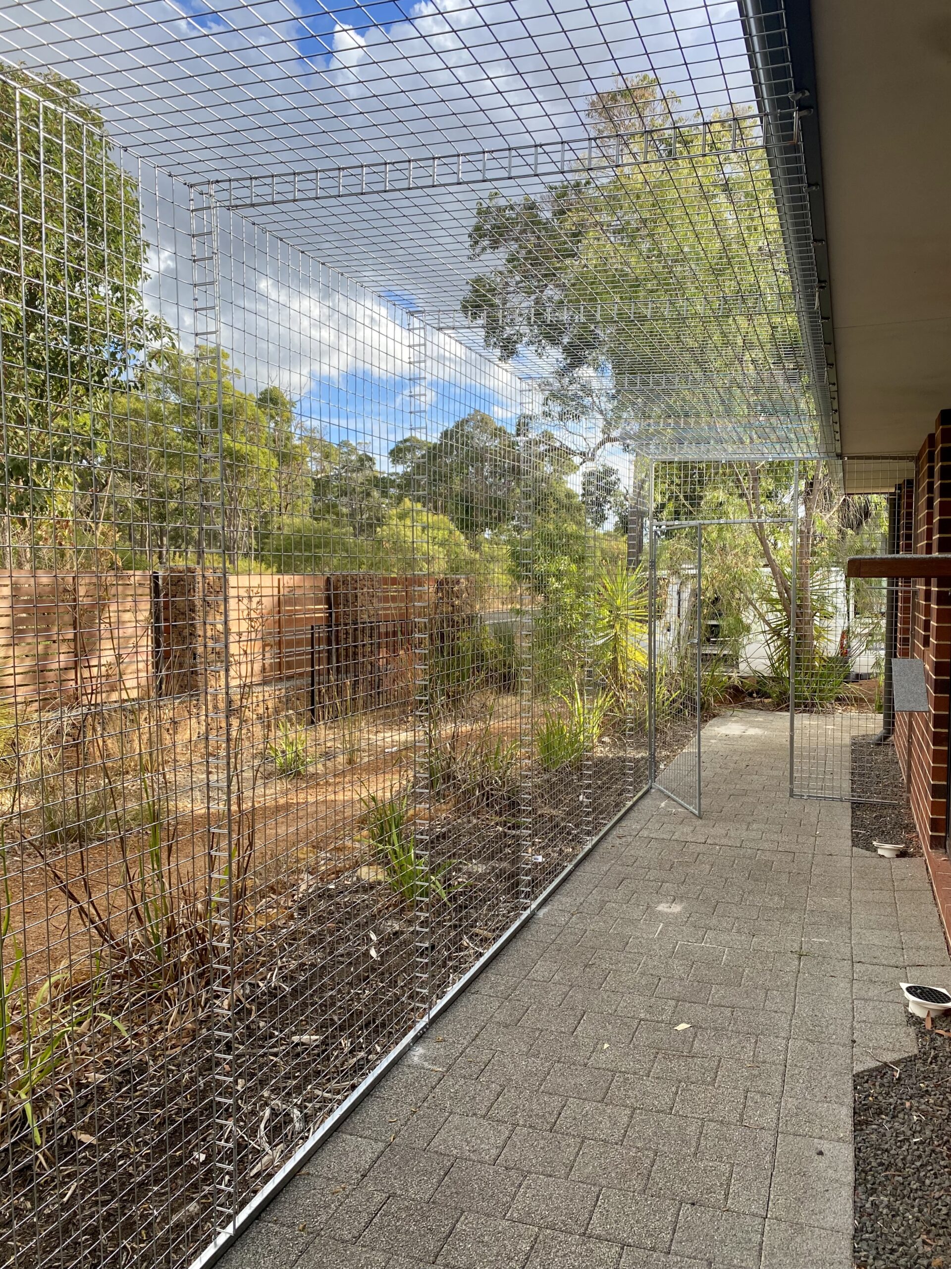 Mesh Panels and Gate – Cat Runs WA
