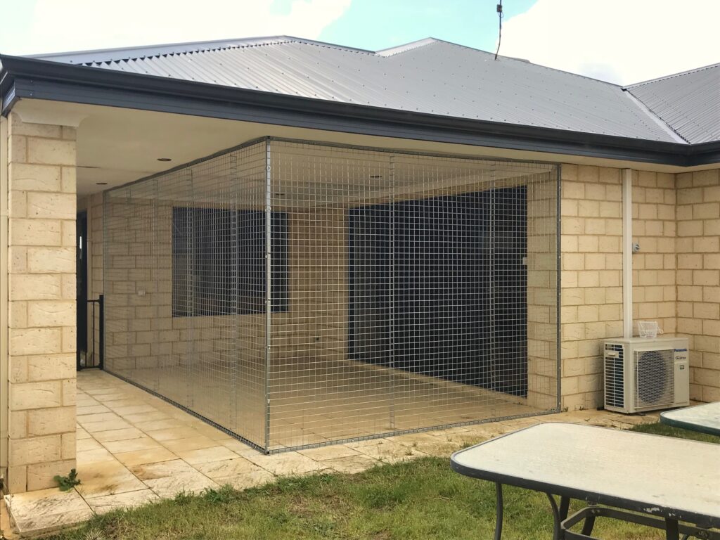 Mesh Panels and Gate – Cat Runs WA