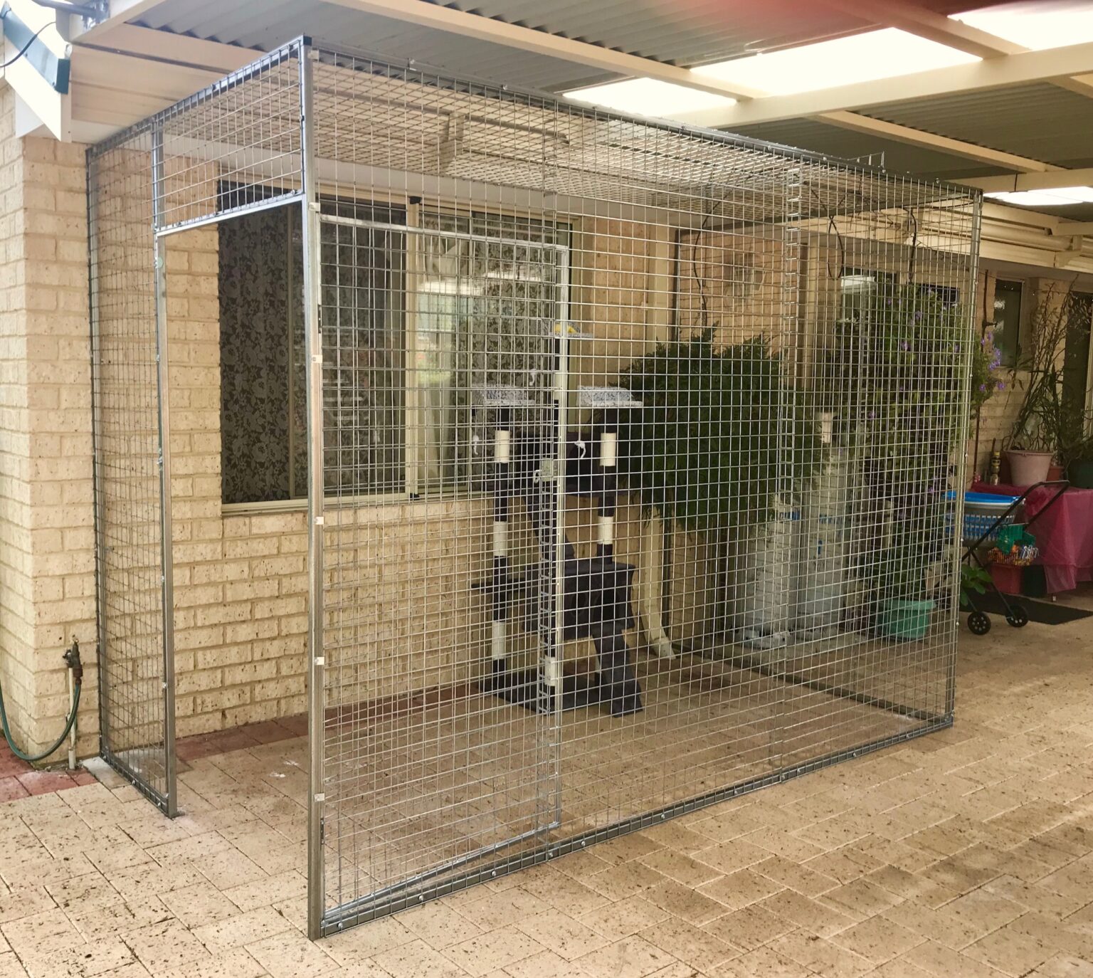 Mesh Panels and Gate – Cat Runs WA